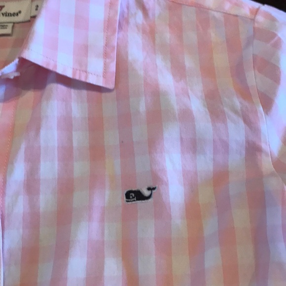 Vineyard Vines | Tops | Vineyard Vines Pink And White Button Up | Poshmark